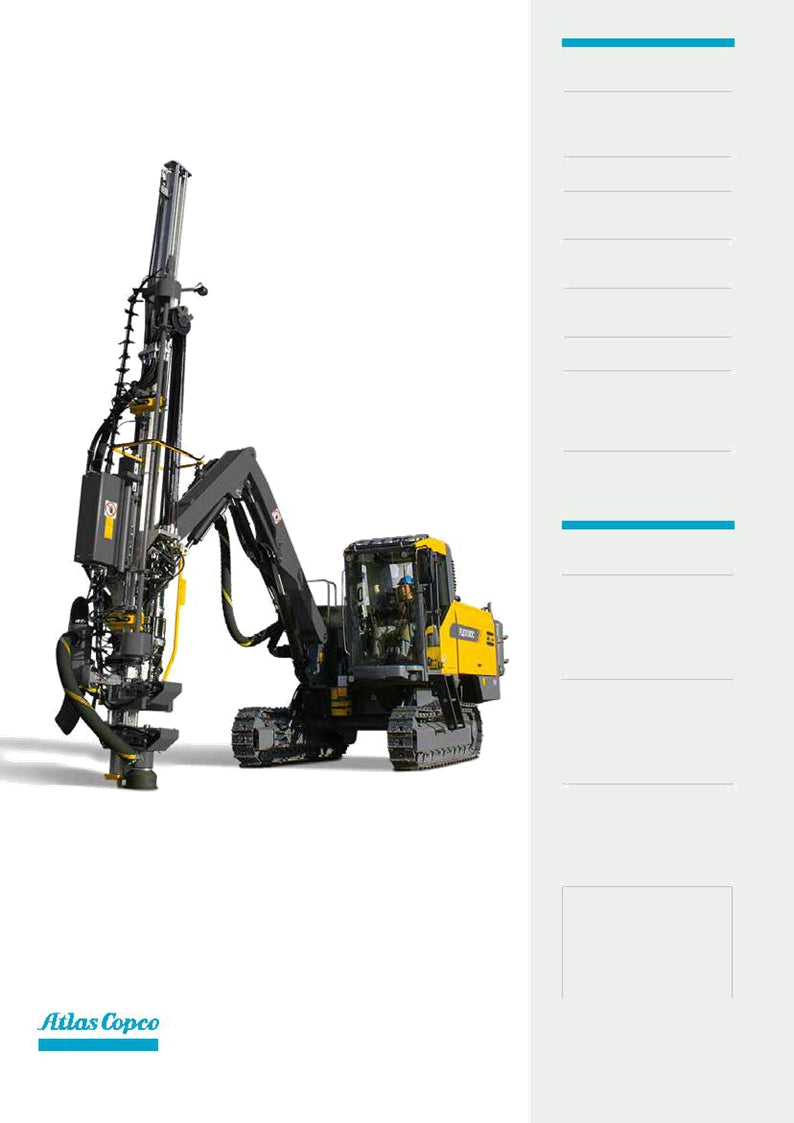 Atlas Copco Hydraulic drill rig FlexiROC T35 and T40 – Hyshina