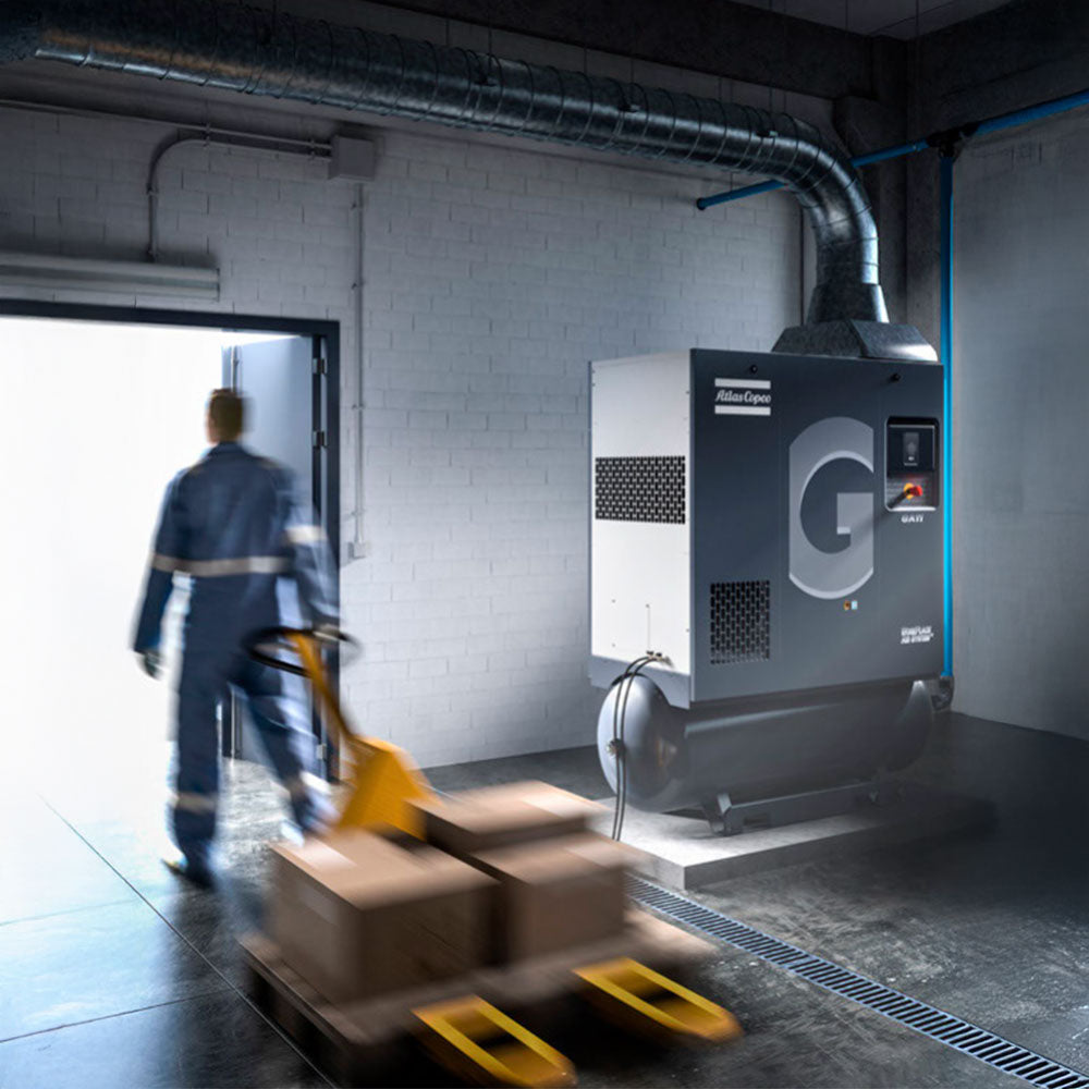 Atlas Copco G160 Pro FF VSD Oil-injected Rotary Screw Air Compressor 1 ...