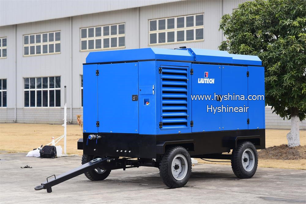 LIUTECH LUY150D-16 Electric Mobile Portable Rotary Screw Air Compresso ...
